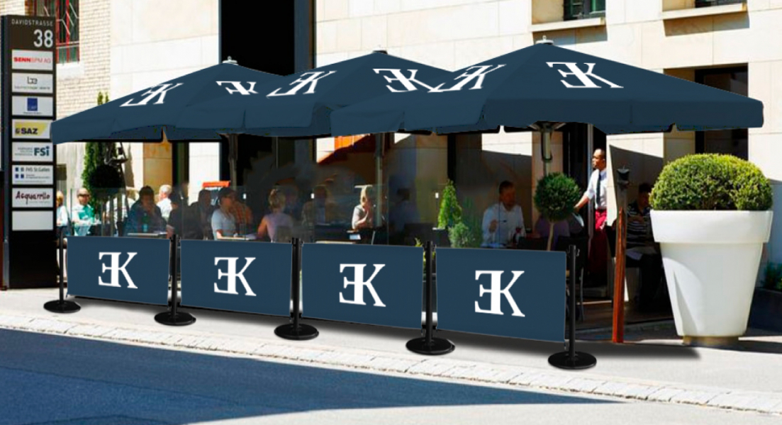 Des Terrace Barriers adaptés pour l'intérieur et l'extérieur - Dupas